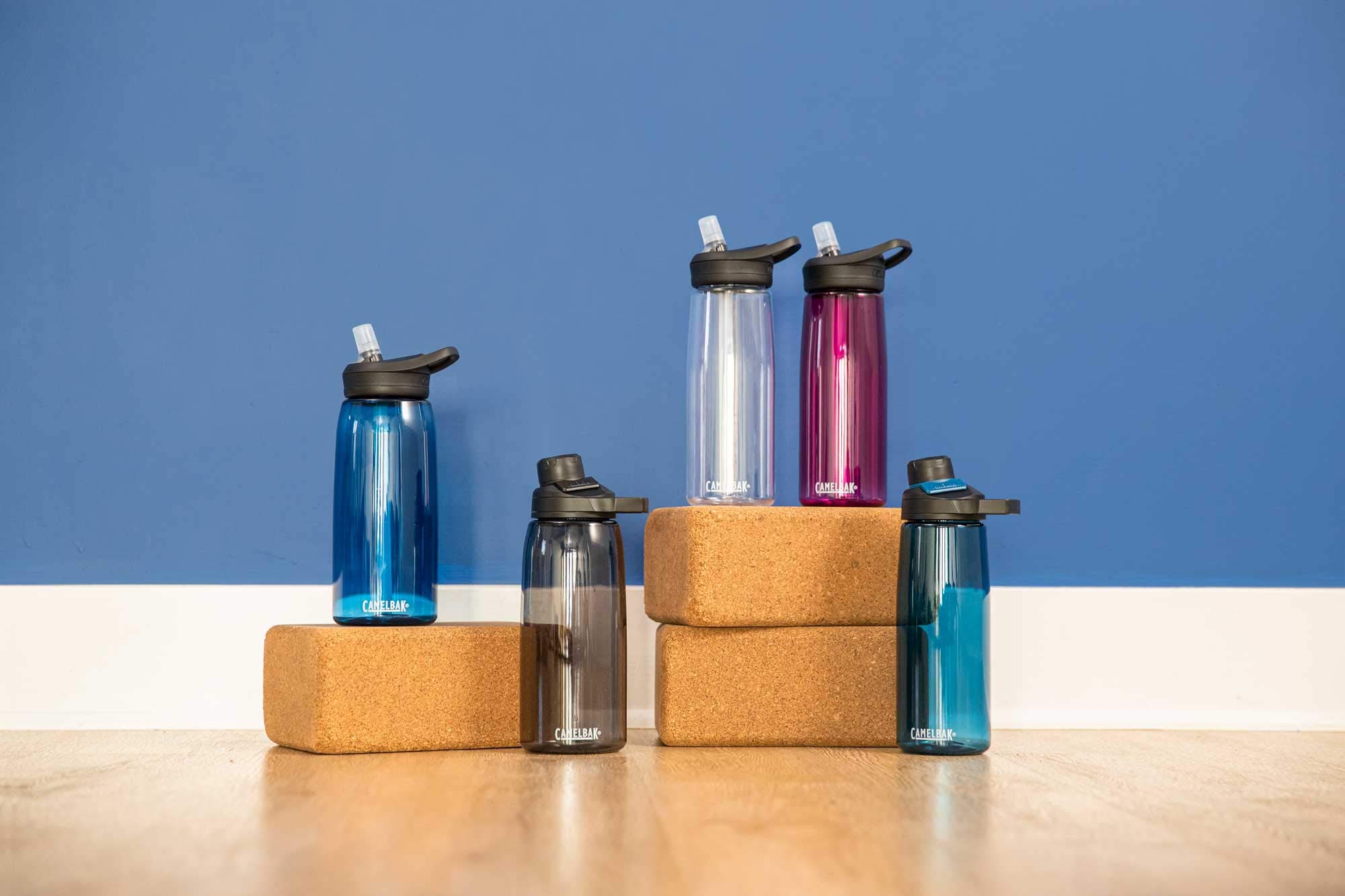 CamelBak eddy+ BPA Free Water Bottle, 25oz, Clear