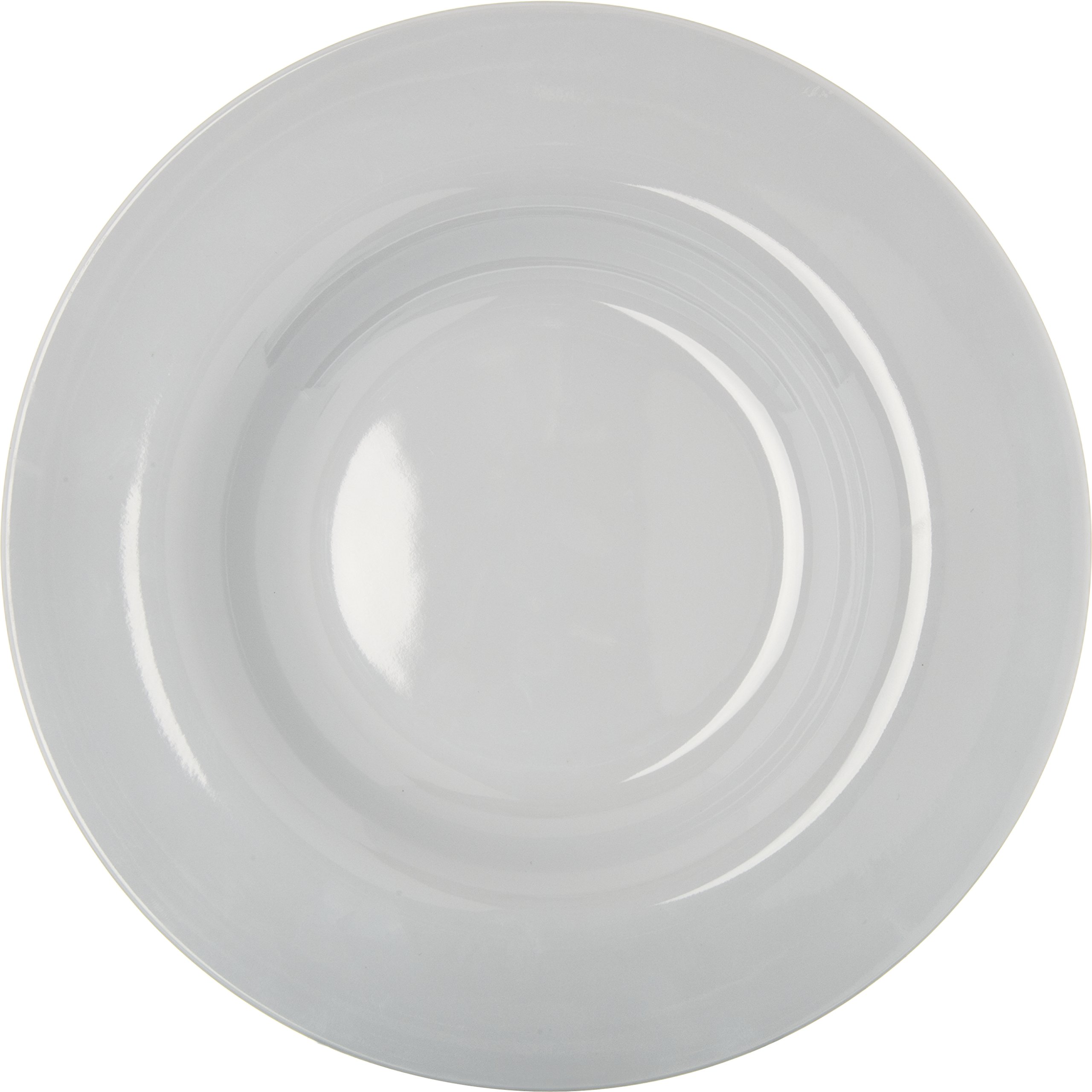 CFS 4303002 Durus Melamine Chef Salad / Pasta Bowl, 12", White (Pack of 12)
