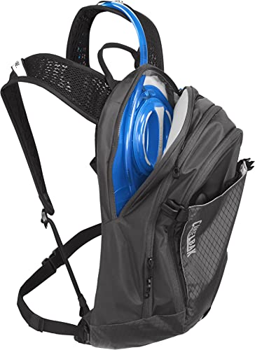 CamelBak Women's M.U.L.E. 12 Mountain Biking Hydration Pack - Easy Refilling Hydration Backpack - Magnetic Tube Trap 100oz, Charcoal/Black