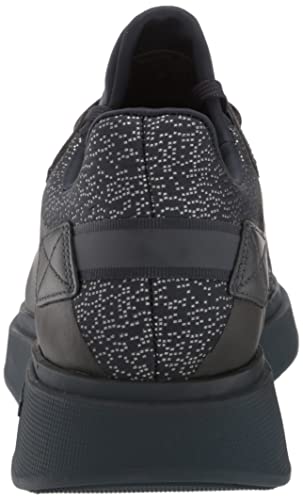 BOSS Modern Neoprene Lace Up Sneaker Navy/Silver
