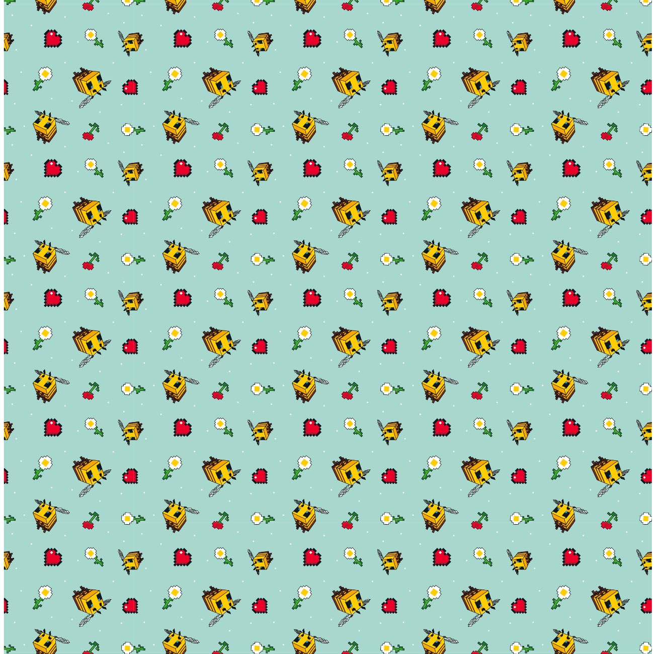Danilo Promotions LTD Minecraft Gift Wrapping Paper - Two Sheet Two Tag, Officially Licensed Gift Wrap, Fully Recyclable, 70 x 50 cm when opened, multi-coloured