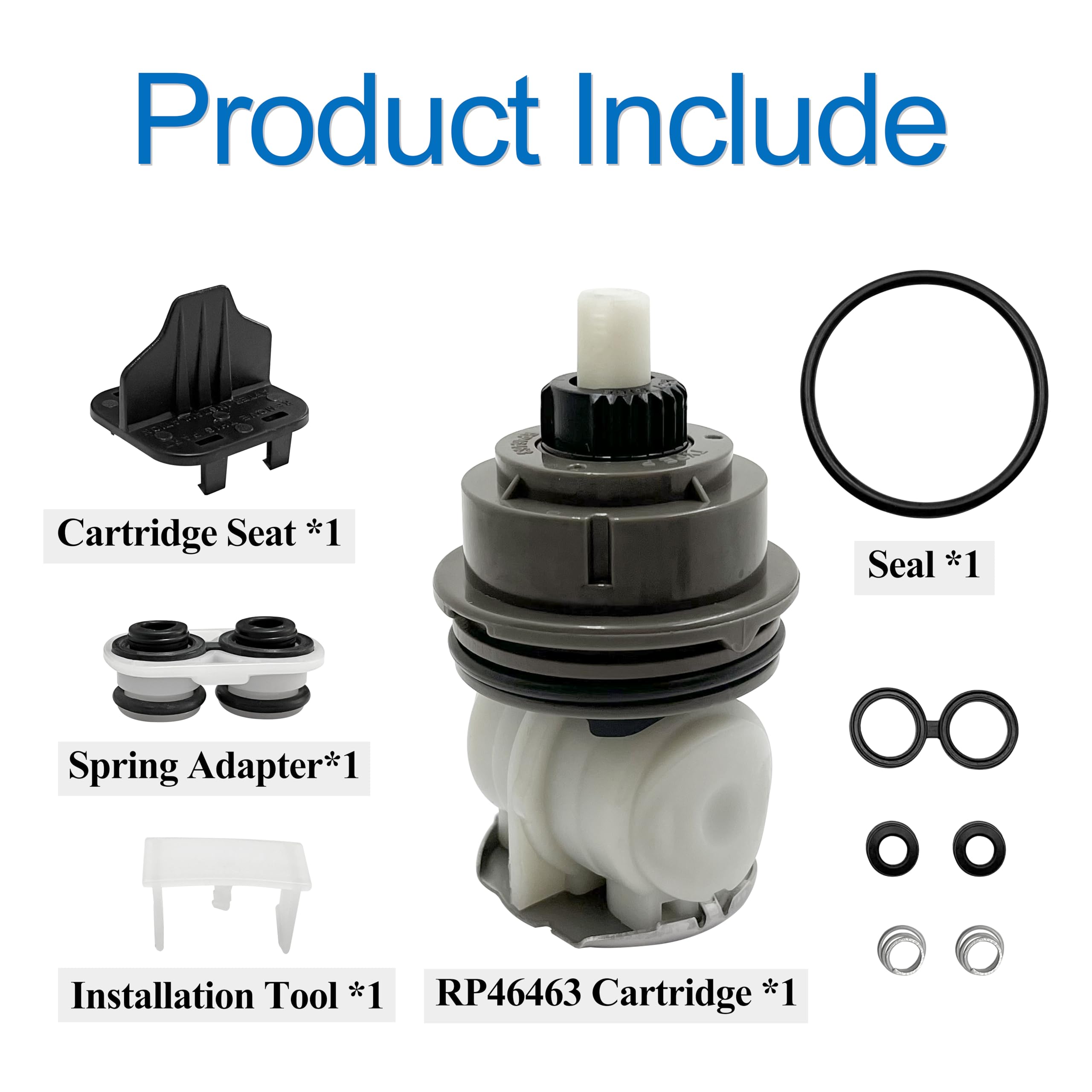 Cartridge Assembly RP46463 Compatible with Delta Monitor 17 Series(2006-Present)Shower Faucet (Pack of 2)