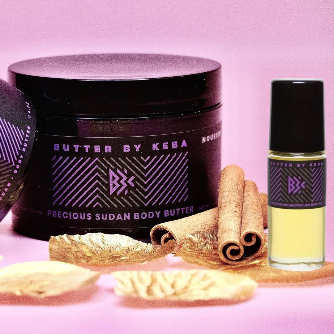 Butter by Keba Precious Sudan Luxury Body Care Gift Duo Vanilla Sandalwood Frankincense