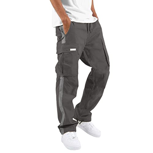 bwdbhd Men's Outdoor Tactical Pants Lightweight Work Pants Military Combat Cargo Pants with 9 Pockets Cargo Pants for Men Black zyoptiop -_