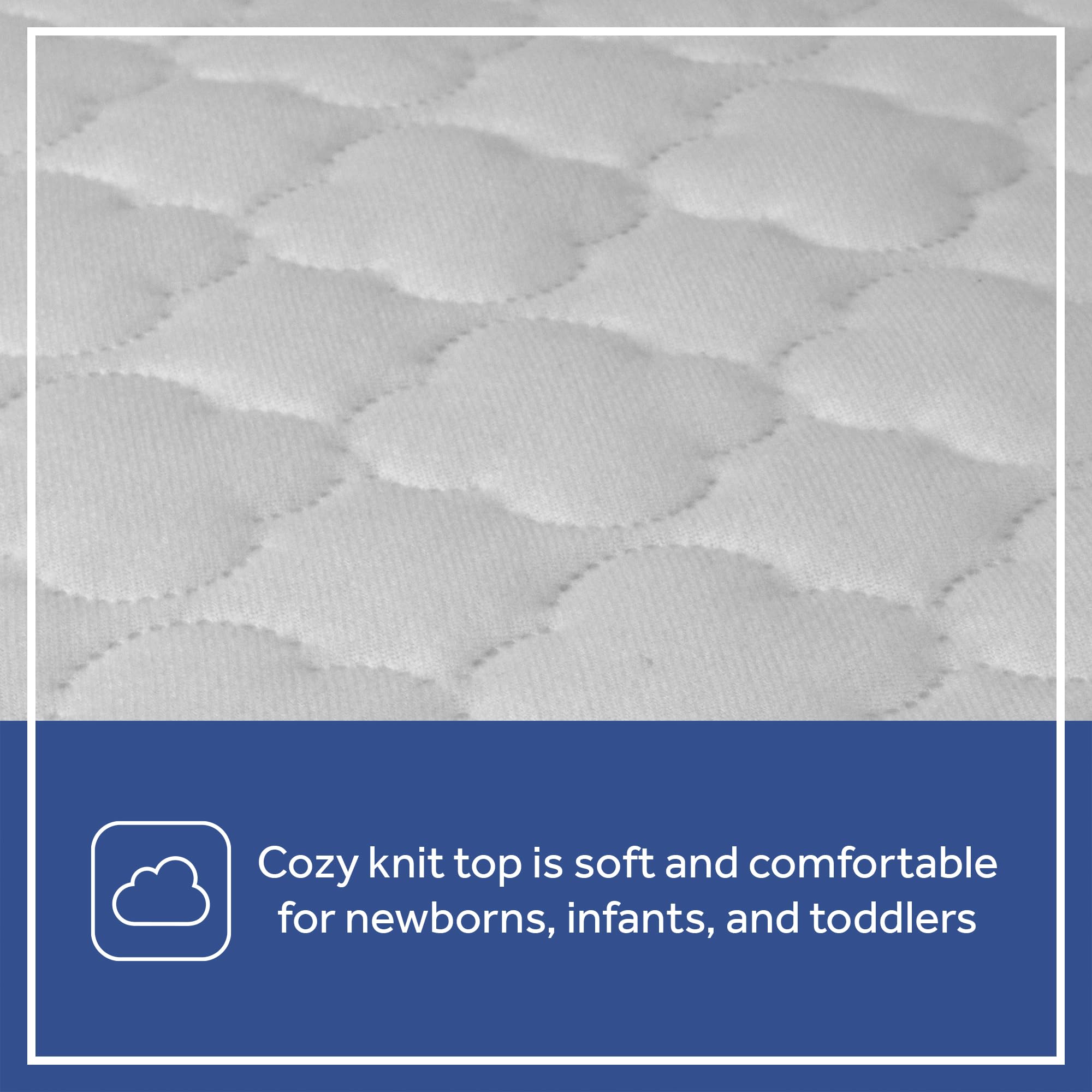 Sealy 2-PACK Waterproof Fitted Toddler Bed and Baby Crib Mattress Pad Cover Protector, Noiseless, Machine Washable and Dryer Friendly, 52" x 28" - White