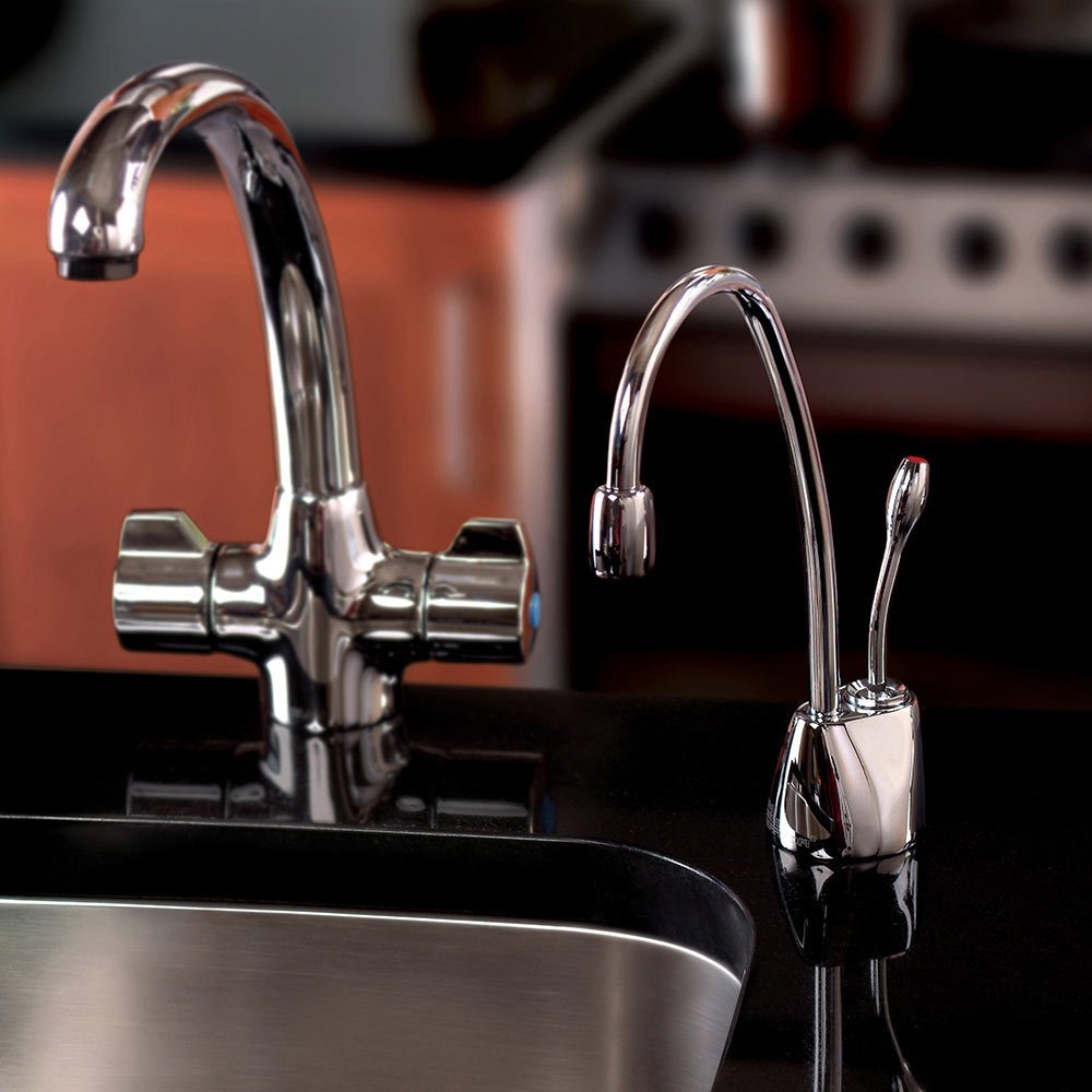 InSinkErator F-GN1100SN Contemporary Instant Hot Water Dispenser Faucet, Satin Nickel