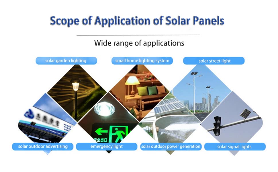 Fielect 5.5V 50MA Polycrystalline Mini Power Small Solar Panel Module DIY for Light Toys Charger 90x30mm,1Pcs