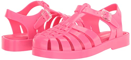 Mini Melissa Girls Flat Sandals, Pink, 7 Toddler