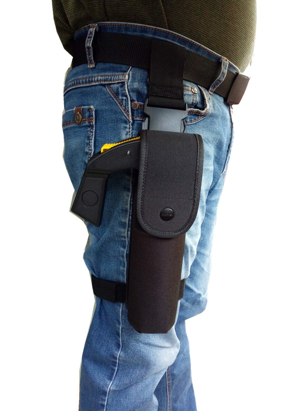 C.H.First Nylon Pepper Spray Holder for MK9 (fits 1lb Pepper Spray, Fox Labs, Sabre, Freeze +P, Wildfire, Streetwise) Pepper Spray Not Included.