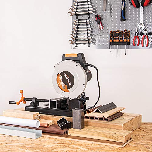 Evolution Power Tools RAGE4 7-1/4-Inch TCT Multipurpose Cutting Chop Saw