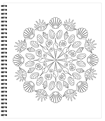 Large Print Easy Color & Frame - Under the Sea (Stress Free Coloring Book)