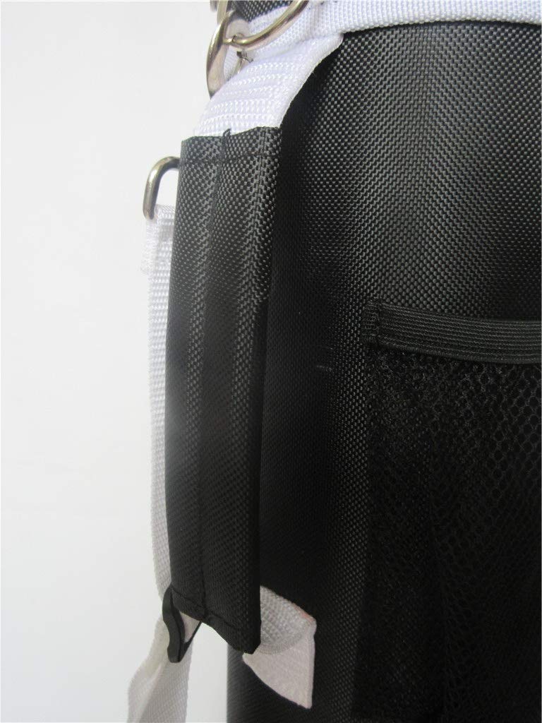 C9 A99 Golf Men's & Women's Practice Sunday Bag Range Pencil Carry Bag with Stand and Strap Golf Travel Bag Removable Top Black Great Gift for Golfer!