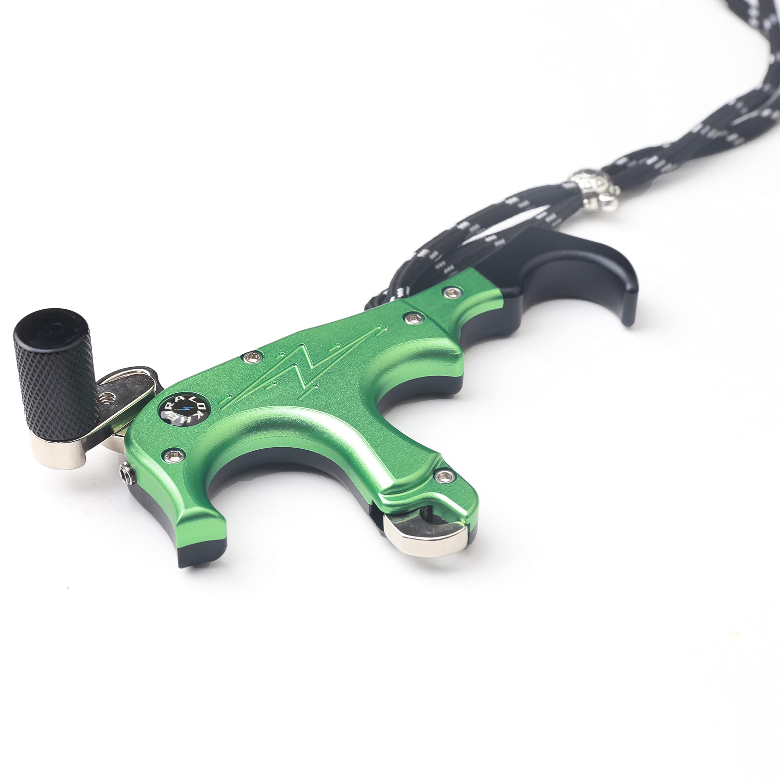 Bow Release Aids,3 or 4 Fingers Grip Adjustable Automatic Archery Release,Thumb Trigger for Compound Bow Accessory,Suitable for Lightweight Beginners Under 40 pounds(Golden)
