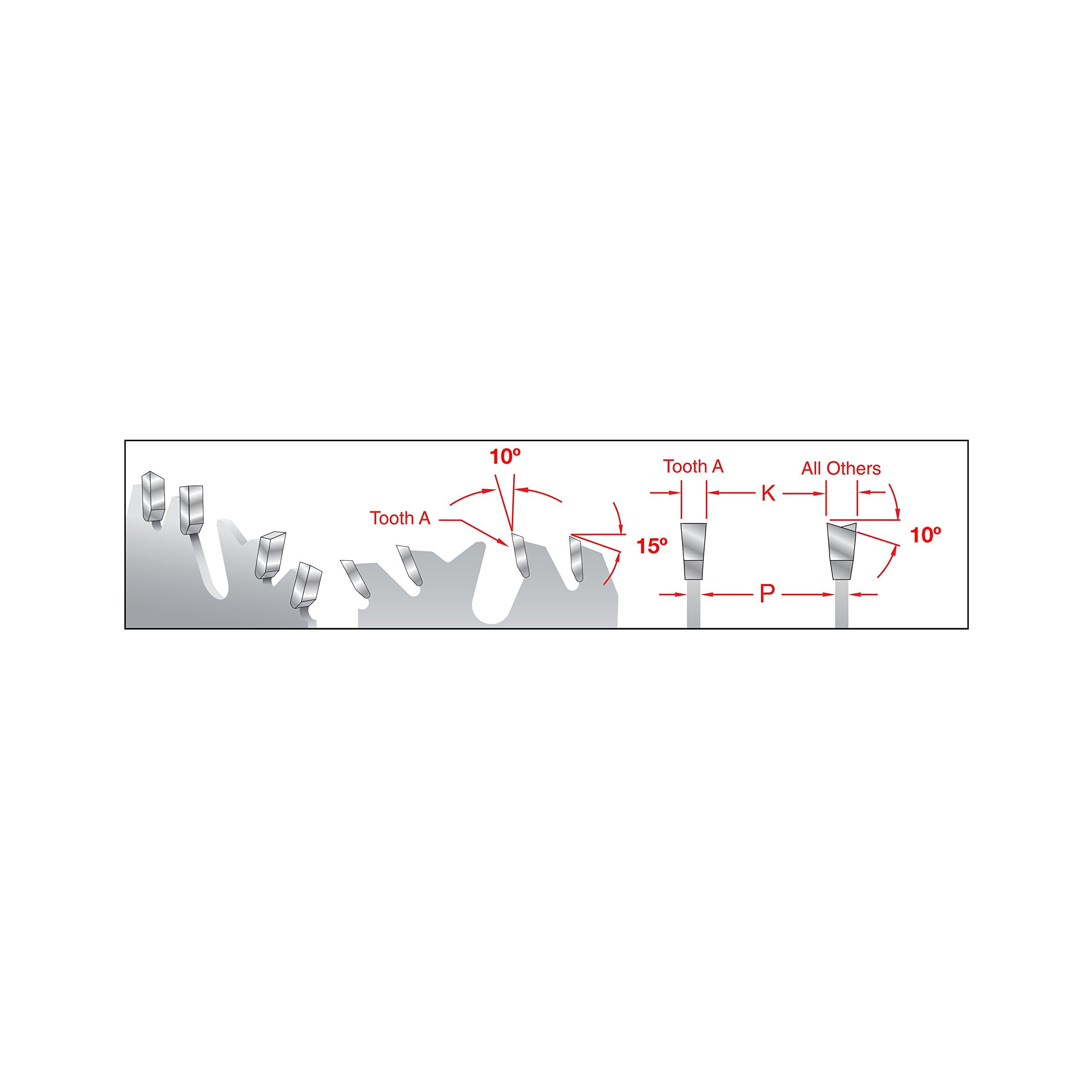Freud LU84R011: 10" Combination Blade