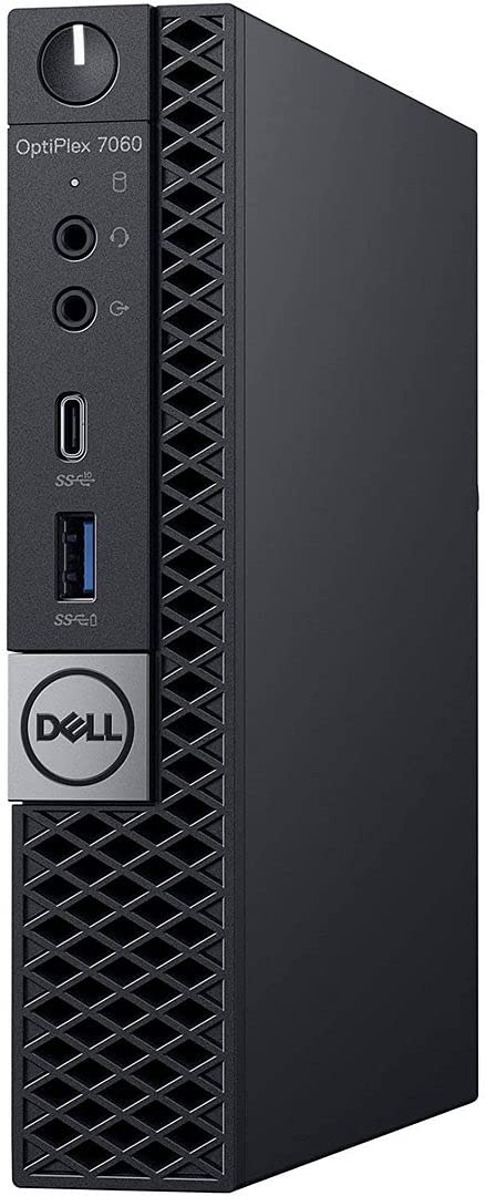 Dell Optiplex 7060 Micro MFF Desktop PC Intel i7-8700T 6-Cores 2.40GHz 16GB DDR4 New 512GB M.2 NVMe WiFi BT HDMI New KB & Mouse Windows 10 Pro (Renewed)