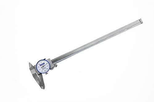 Fowler 52-008-712-0, Premium Dial Caliper With 0-12" Measuring Range (White)