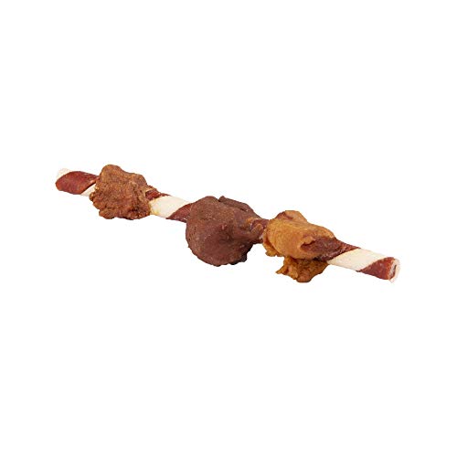 Good'n'Fun Triple Flavored Rawhide Kabobs for Dogs, Beef, 12 ounces