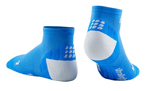 CEP ultralight low-cut socks, electric blue/light grey, men V