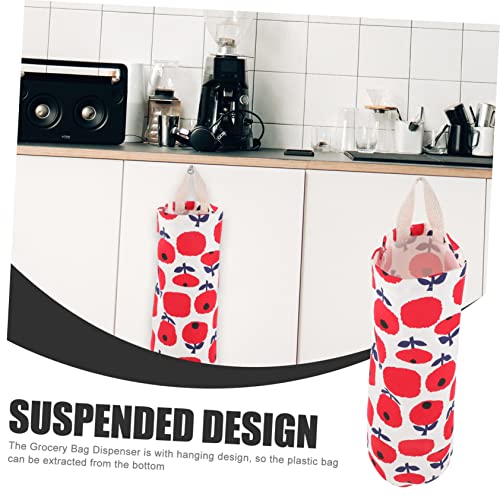 CIYODO Garbage Bag Storage Bag Grocery Bag Dispenser Trash Bag Holder Grocery Bag Holder Grocery Store Bag Shopping Bag Holder Trash Bags Kitchen Supply Fabric Wall-mounted Hanging Bag