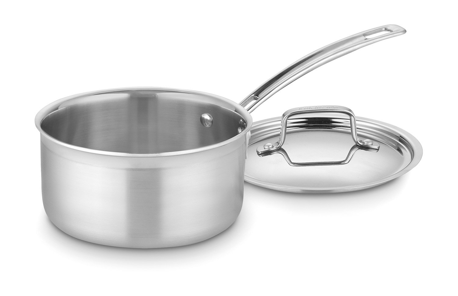Cuisinart MultiClad Pro Stainless Steel 2-Quart Saucepan with Cover & MultiClad Pro Stainless Steel 1-1/2-Quart Saucepan with Cover