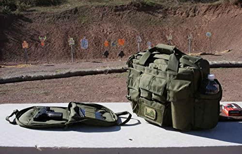 LA Police Gear Jumbo Bail Out Bag, Diaper Bag, Bug Out Bag, Range Bag, Handgun & Ammo Bag - Coyote