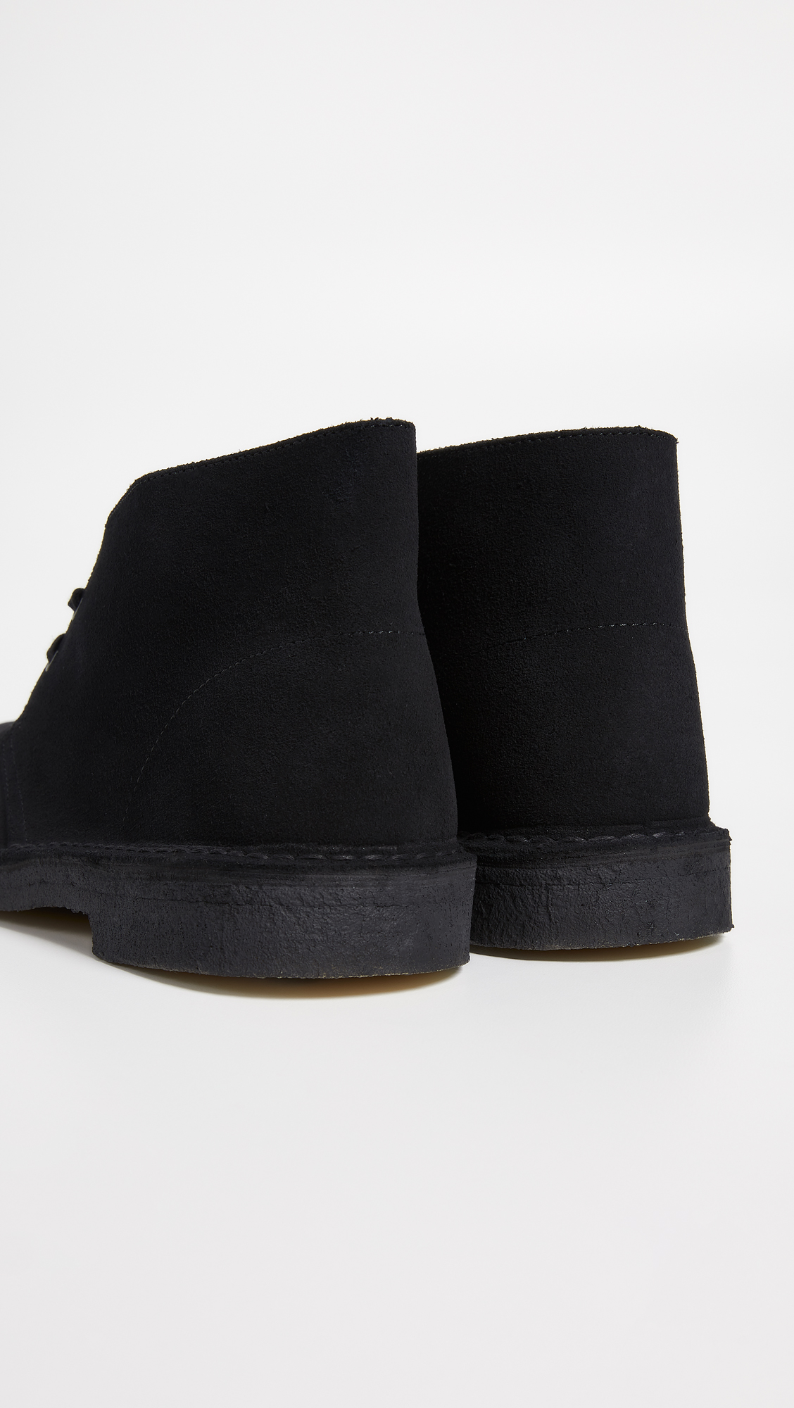 Clarks mens Desert Chukka Boot, Black Suede, 11.5 US