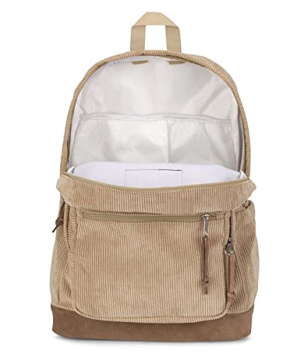 JanSport Right Pack Expressions Backpack - Travel, Work, or Laptop Bookbag - Curry Corduroy