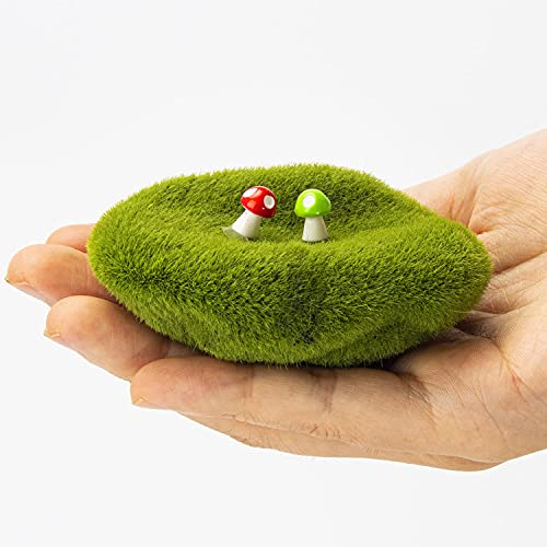 Exasinine 60 Pcs Mini Mushroom Tiny Mushroom Resin Mushroom Decor Miniature Figurines Fairy Garden Miniature Moss Landscape DIY Terrarium Crafts for Home DéCor