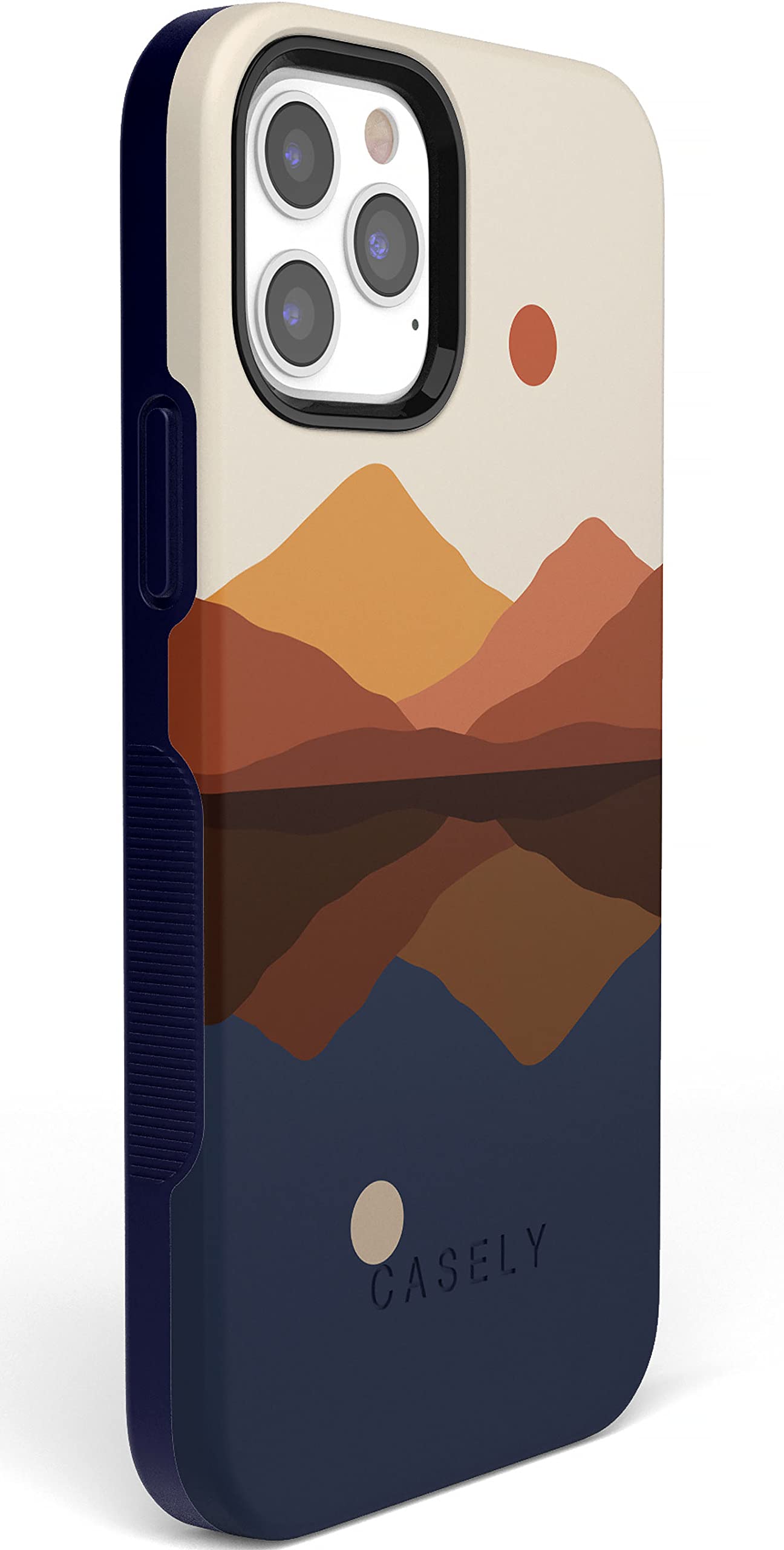 Casely iPhone 12/12 Pro Case | Compatible with MagSafe | Waves & Rays | Sunshine Girly Case