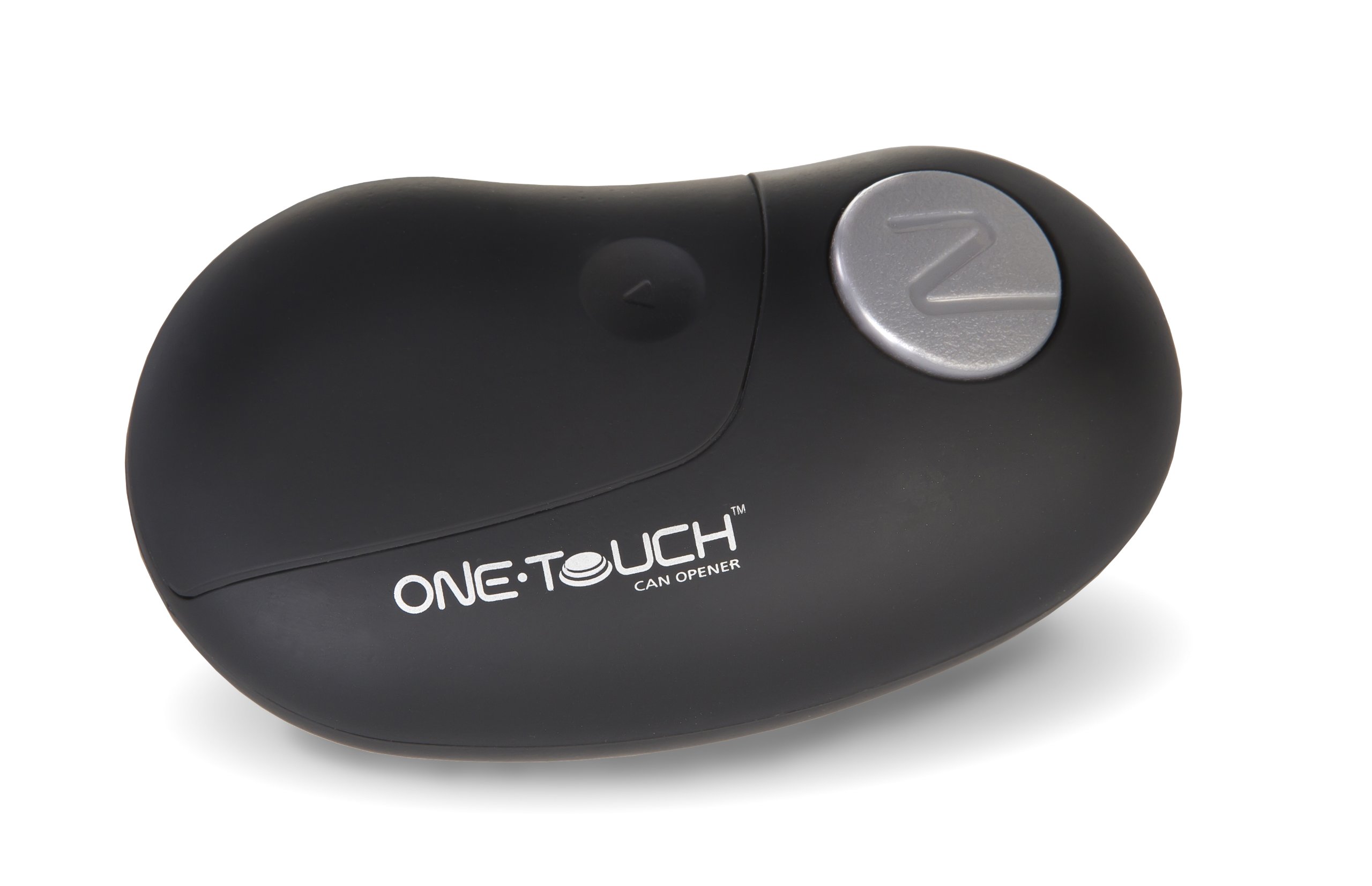 Culinare C50650 One Touch Electronic Tin Opener, Blackm, Plastic/Stainless Steel, Automatic Can Opener, Battery Operated/Hands-Free Use/Magnetic Lid Removal/Soft-Grip, Batteries Not Included, 12.5 cm