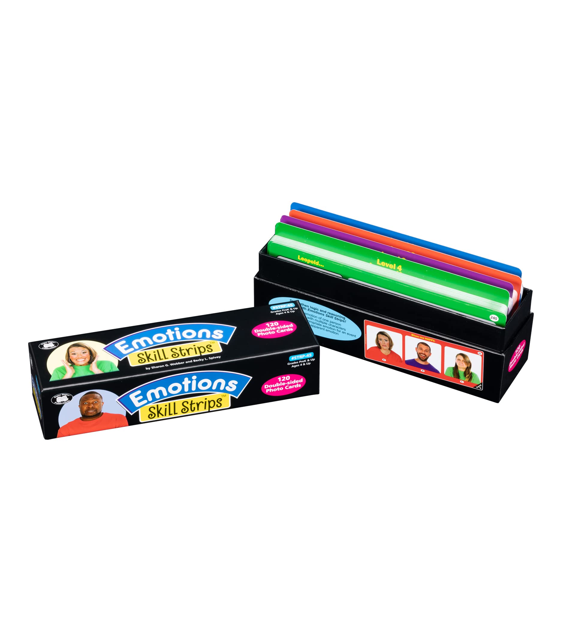 Super Duper Publications | Emotions Skill Strips® Photo Flash Cards | Educational Learning Resource for Children