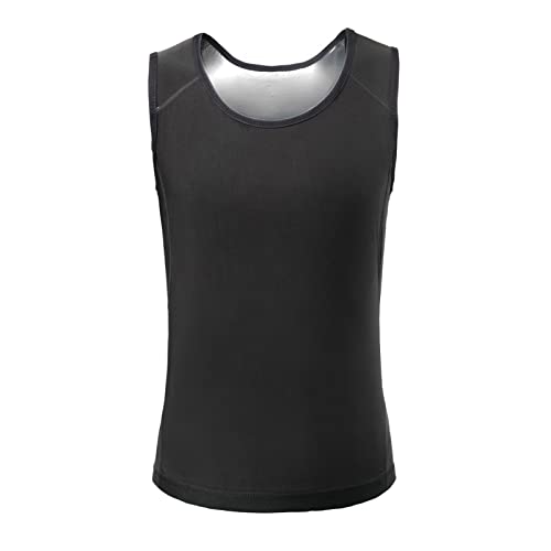 CGTFY Gynecomastia Compress Tank Top, Compression Tank Top Men Chest Compression Shirt, Compression Vest for Men (A,L/XL)