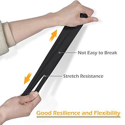 Borje Black Nitrile Disposable Gloves 4 Mil Large, Powder & Latex Free, 200 Pcs for Food Prep, Cleaning Gloves