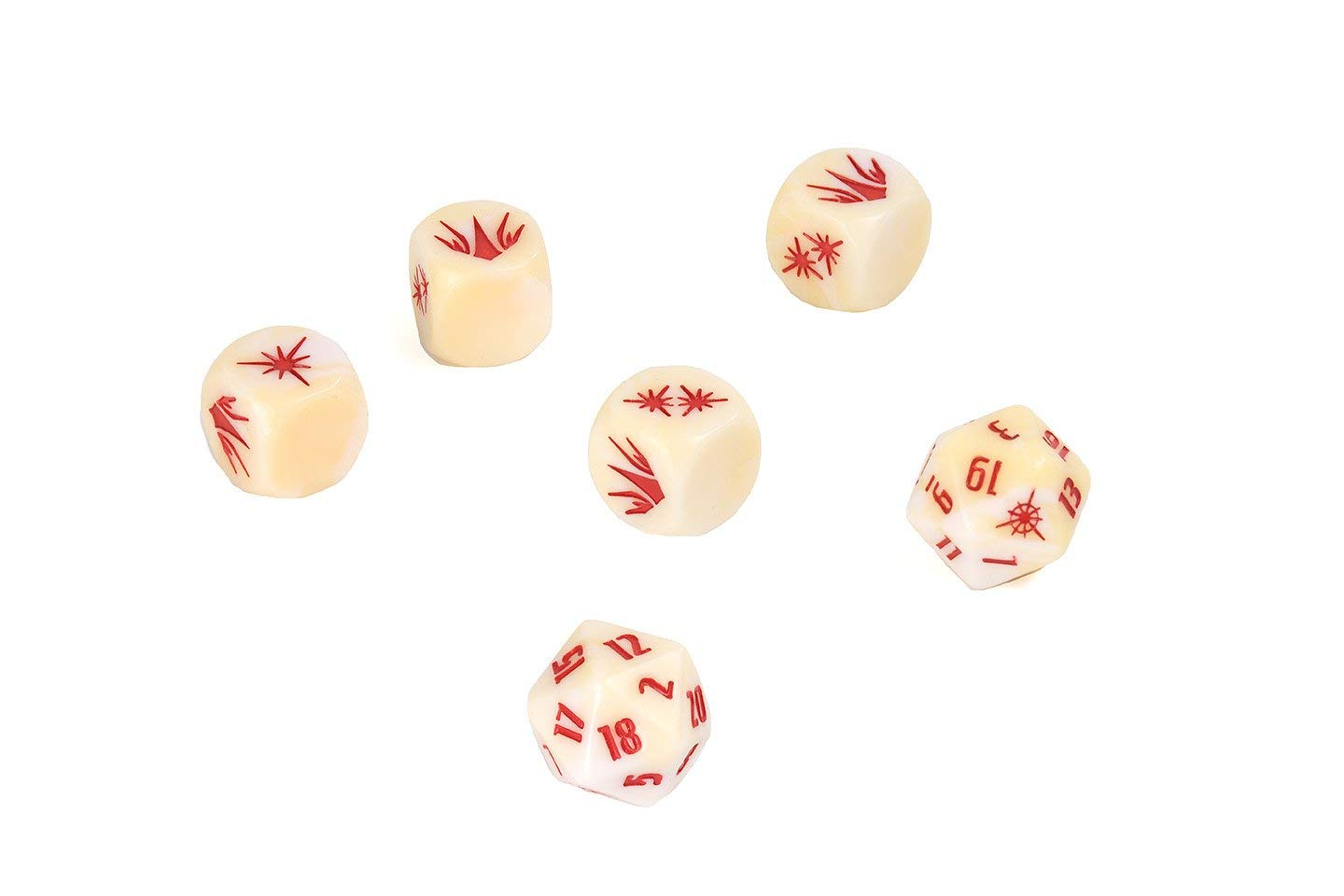 Modiphius John Carter of Mars: Helium Dice Set (Set of 6 Custom Dice)