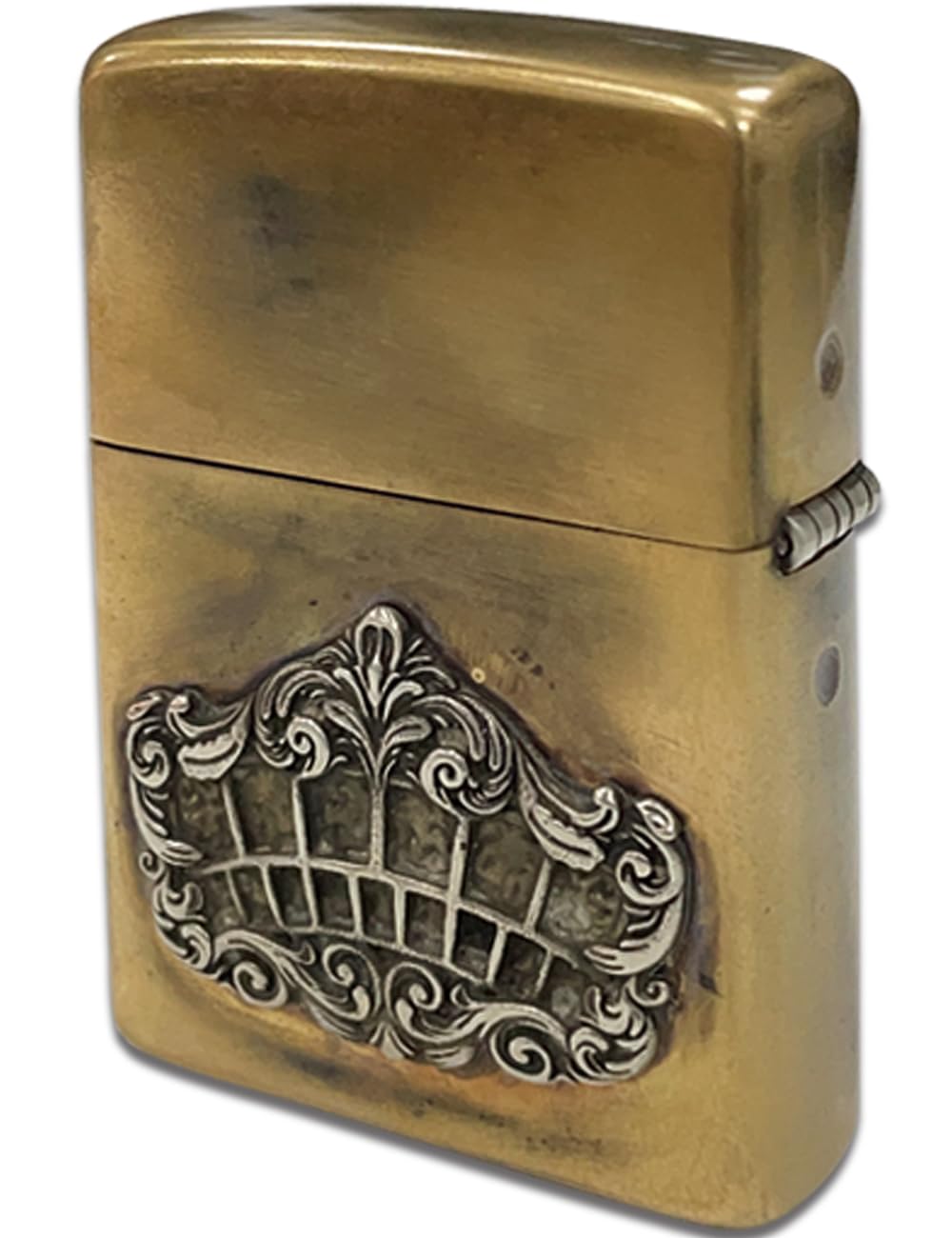 Brass Lighter Case Metal Replacement Tank Handmade Gift for Men, Retro Lighter Sleeve Pouches Lighter Protective Storage Case Holder for Father Boy Friend Husband