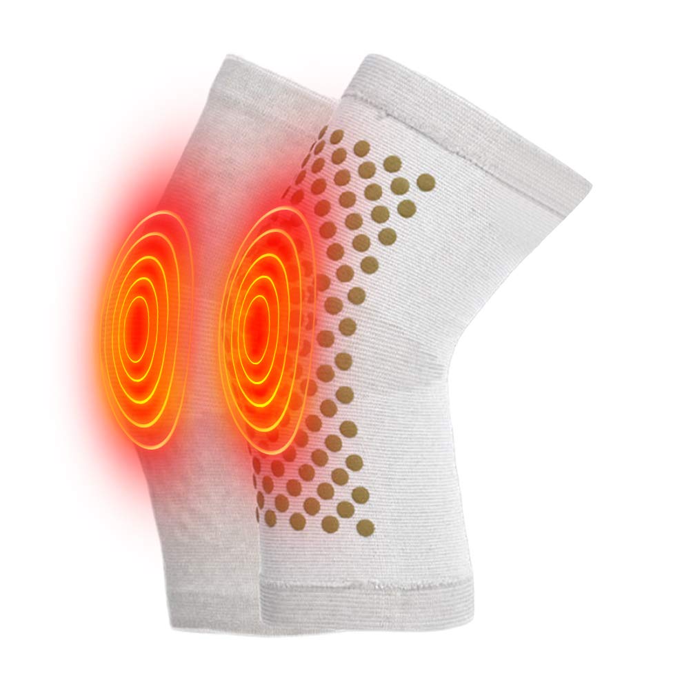 Bticx Self-Heating Knee Braces, Wormwood Self-Heating Knee Braces Warm Knee Pads Sleeves Knee Brace Support for Knee Injury & Muscle Pain Relief Men and Women