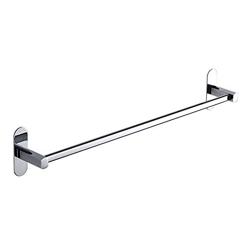 DFHBFG Hanger Stainless Steel Towel Holder Bath Kitchen Hotel Self Adhesive Hanging Rail Bathroom Supplies Rod Organiser Rack