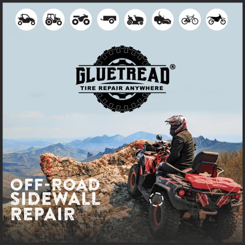 GlueTread Adhesive 3-Pack Additional Glue for GlueTread Sidewall Puncture Tire Repair Kits for Off-Road Vehicles Rubber to Rubber Adhesive
