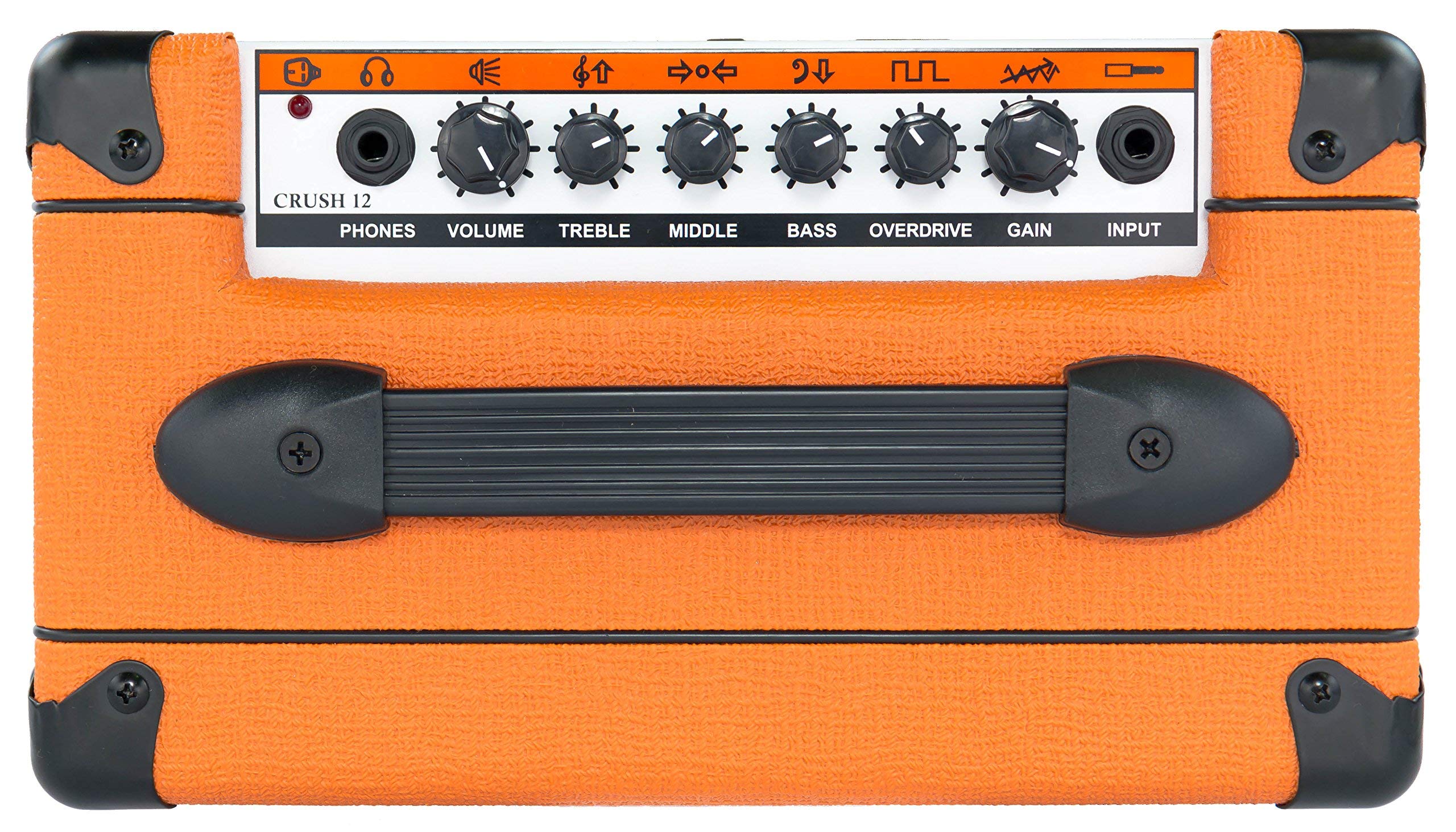 Orange Amps Crush 12 12 Watts Power Amplifier for Electric Guitars - Orange (Renewed)