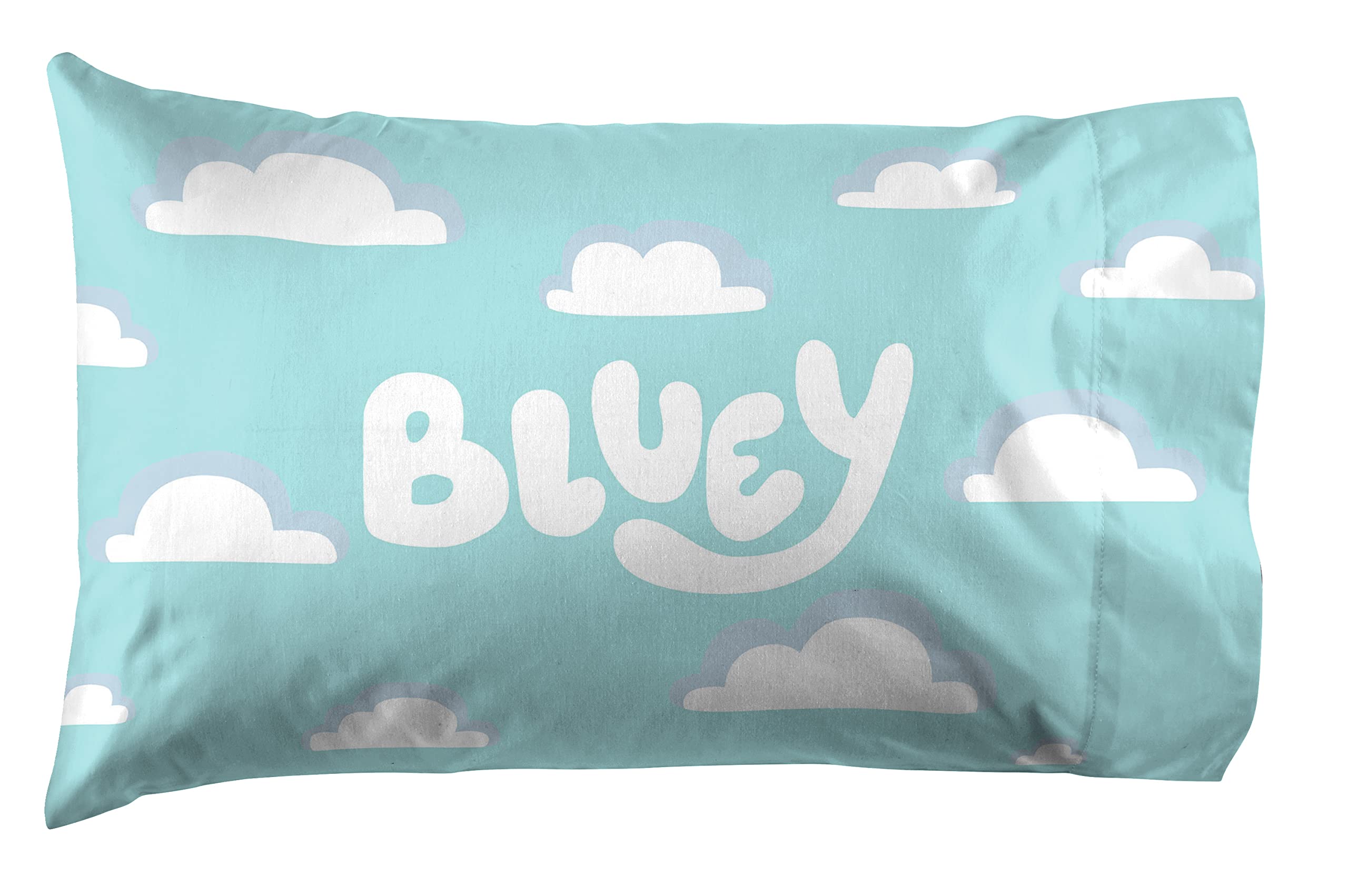 Jay Franco Bluey & Bingo Full Size Sheet Set - 4 Piece Set Super Soft and Cozy Kid’s Bedding - Fade Resistant Microfiber Sheets (Official Bluey Product)