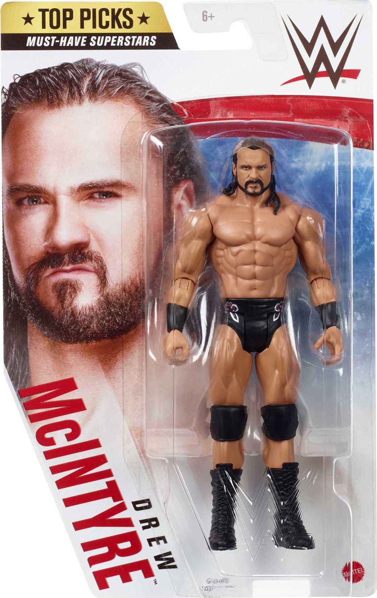 WWE Mattel Top Picks Drew McIntyre Action Figure 6 in Posable Collectible and Gift for Ages 6 Years Old and Up, Multi (GTG69)