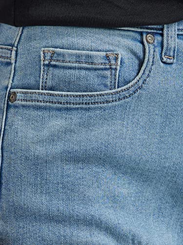 Lee Women's Ultra Lux High Rise Cuffed A-Line Denim Short, Dew Drop