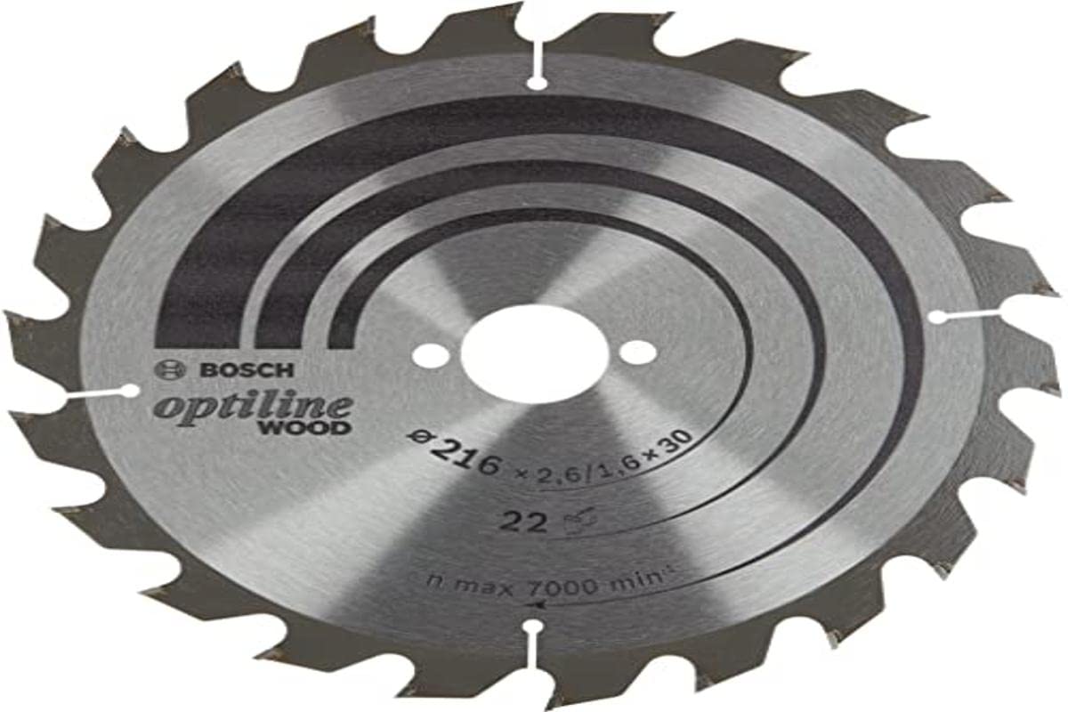 BOSCH 2608838410 2608838410-Optiline Wood 216 x 30 x 2.6/1.6 x 22T