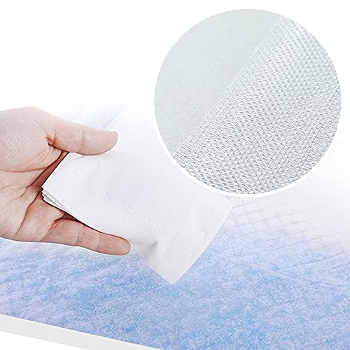 HONEY CARE All-Absorb Dog/Puppy Potty Training Pads, 5-Layer Leak-Proof Ultra Absorb Eliminating Urine Odor Pet Pee Pad (Magic Funnel, L 22x23 inch,100ct)