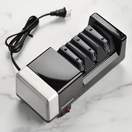 Chef's Choice Precision Edge 14 Degree Electric Knife Sharpener, Black & Stainless Steel