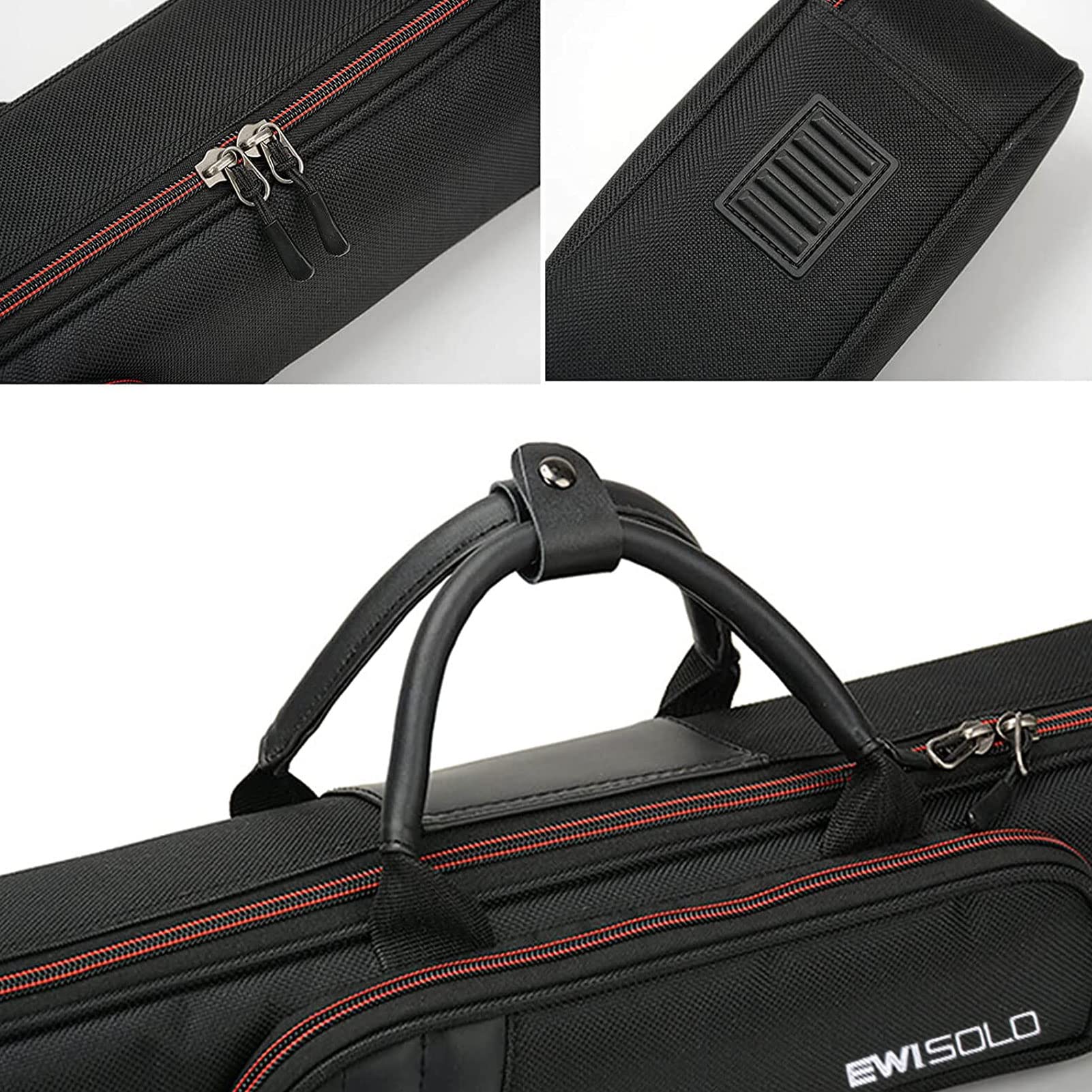 Chehery Soprano Saxophone Clarinet Case for EWI SOLO/USB/5000/4000S Portable Digital Wind Instrument Backpack Electronic Wind Instrument Bag, Storage Instrument Accessories