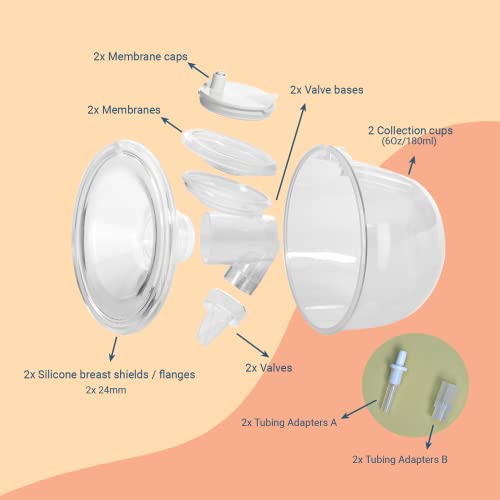 Pump-A-Collect 2X Membrane Caps