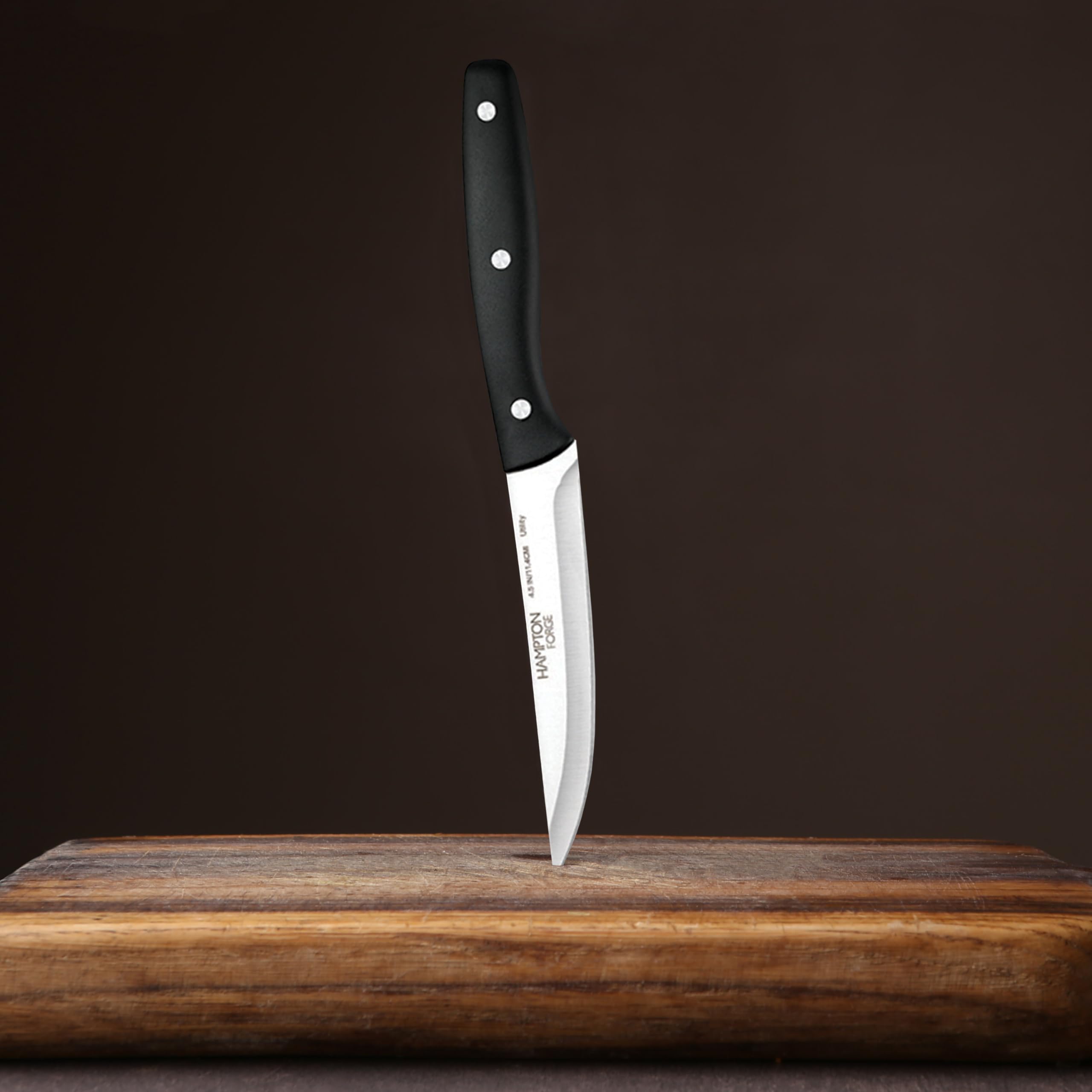 Hampton Forge Black β Rochester β 15 Piece Knife Block Set