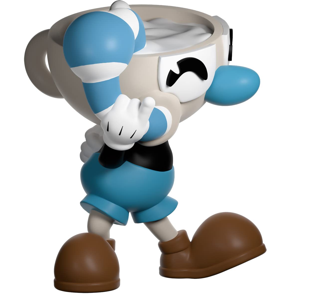 Youtooz Mugman Vinyl Figure 3.7" Inch, Mugman Action Figure, Cuphead and Mugman Vinyl Toys Cuphead Collection Based on Cuphead Games
