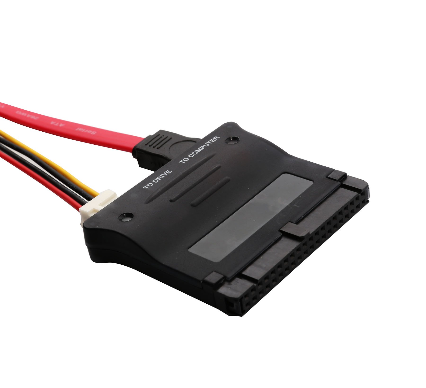 SYBA SATA II to IDE PATA ATA133 Bi-Directional Adapter for 2.5" 3.5" HDD SSD CD DVD SD-ADA50016,Black